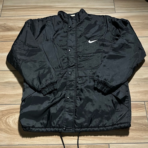 Nike | Jackets & Coats | Vintage 9s Nike Quilted Interior Parka Jacket ...